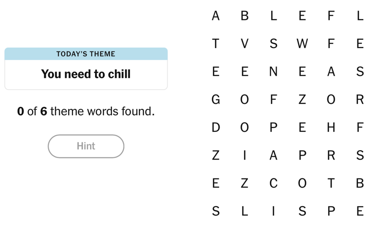 Today's NYT Strands hints (and answer) for Tuesday, January 13, 2026