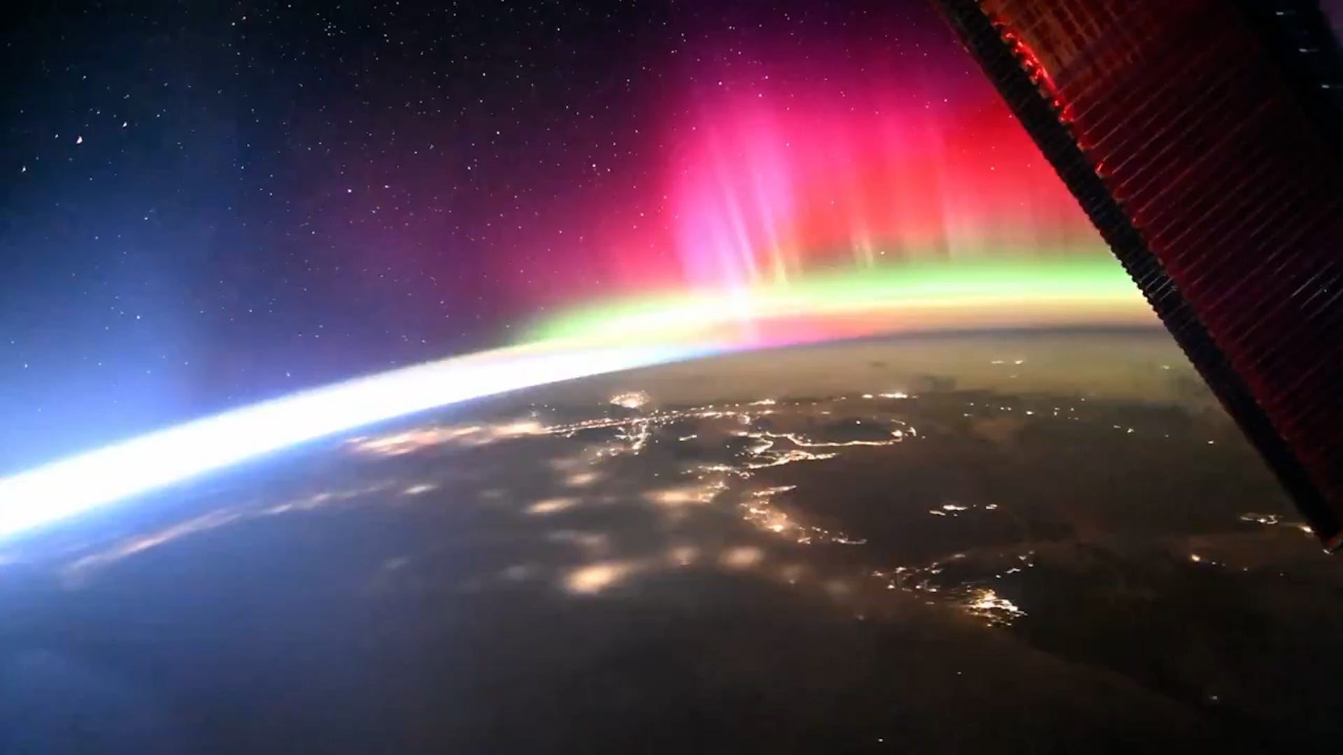 Astronaut captures aurora from space days before mission set to end