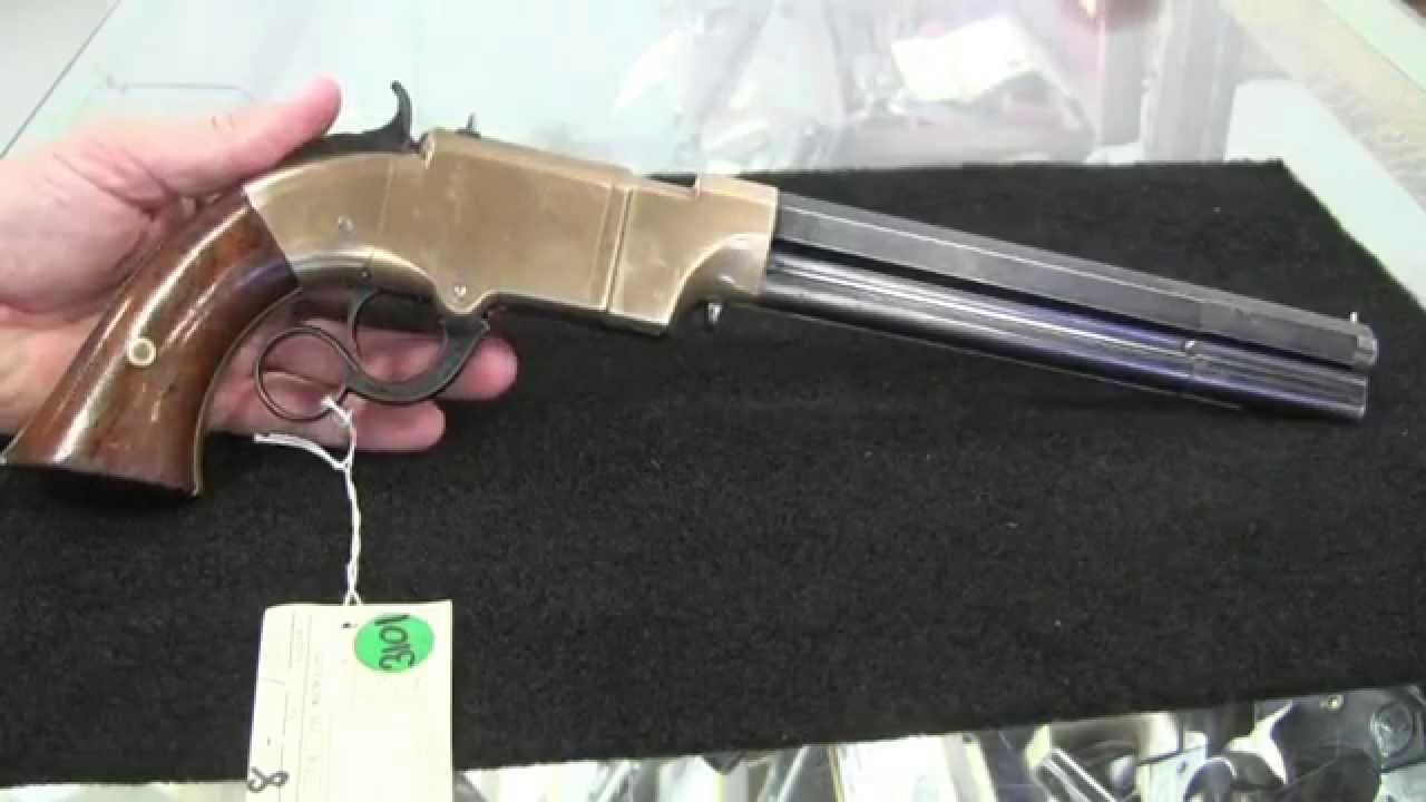 This 19th-century pistol fired rocket bullets