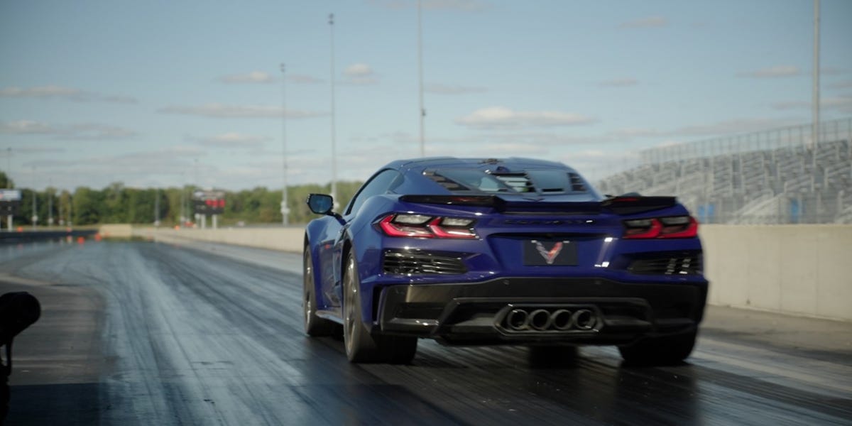Chevy just revealed the 1250-HP Corvette ZR1X's drag-strip times, and ...