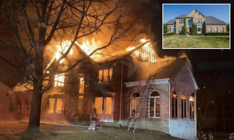 $1m mansion is completely destroyed by fire thanks to owner's act of ...