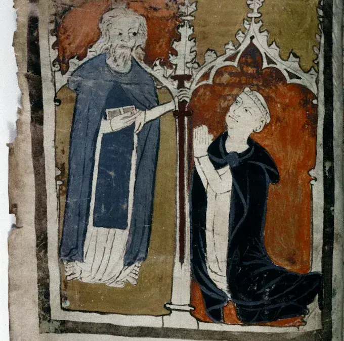 Scholars found a lost medieval masterpiece sitting on a shelf in a ...