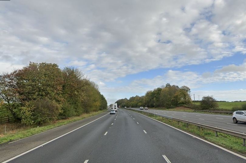 Pedestrian dies in collision involving two lorries on M5 motorway