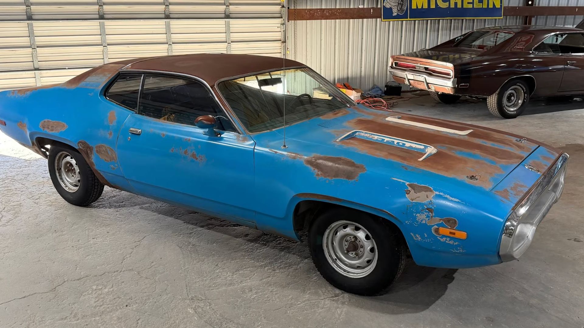 Petty Blue 1972 Plymouth Road Runner survivor for sale in Texas