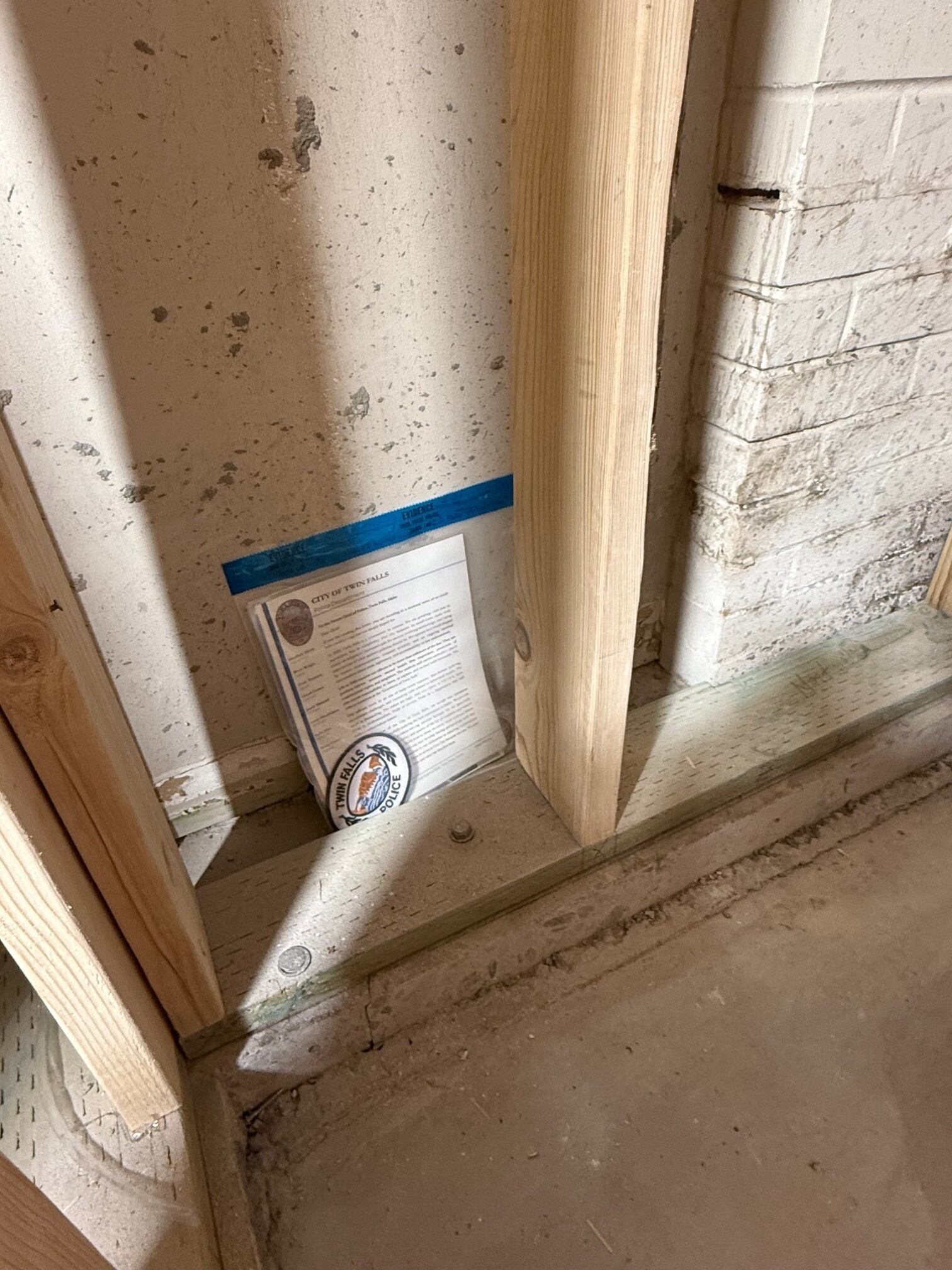 Twin Falls police add a time capsule to their station