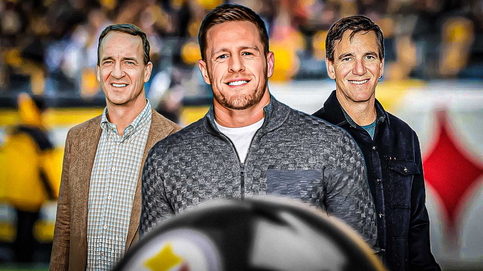 Even JJ Watt roasted Peyton Manning’s 'pretty large' forehead on ...