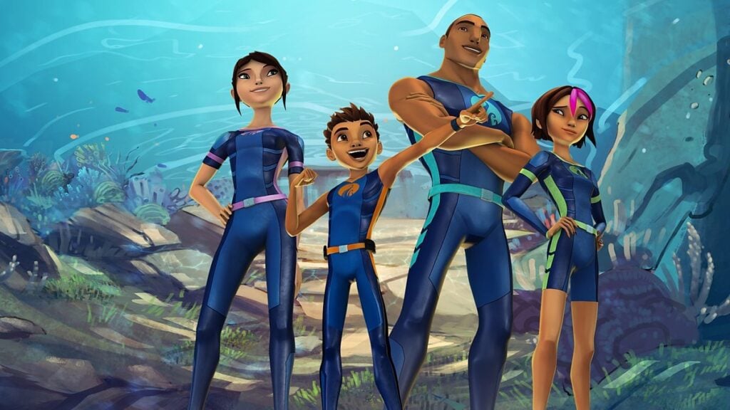 Cartoon episodes about marine life for kids who love the ocean