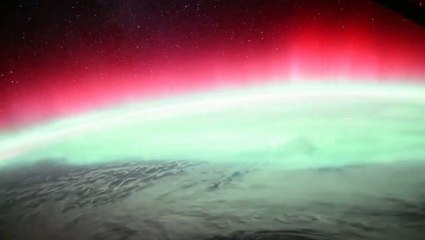 Dazzling aurora captured from space just days before ISS crew end ...