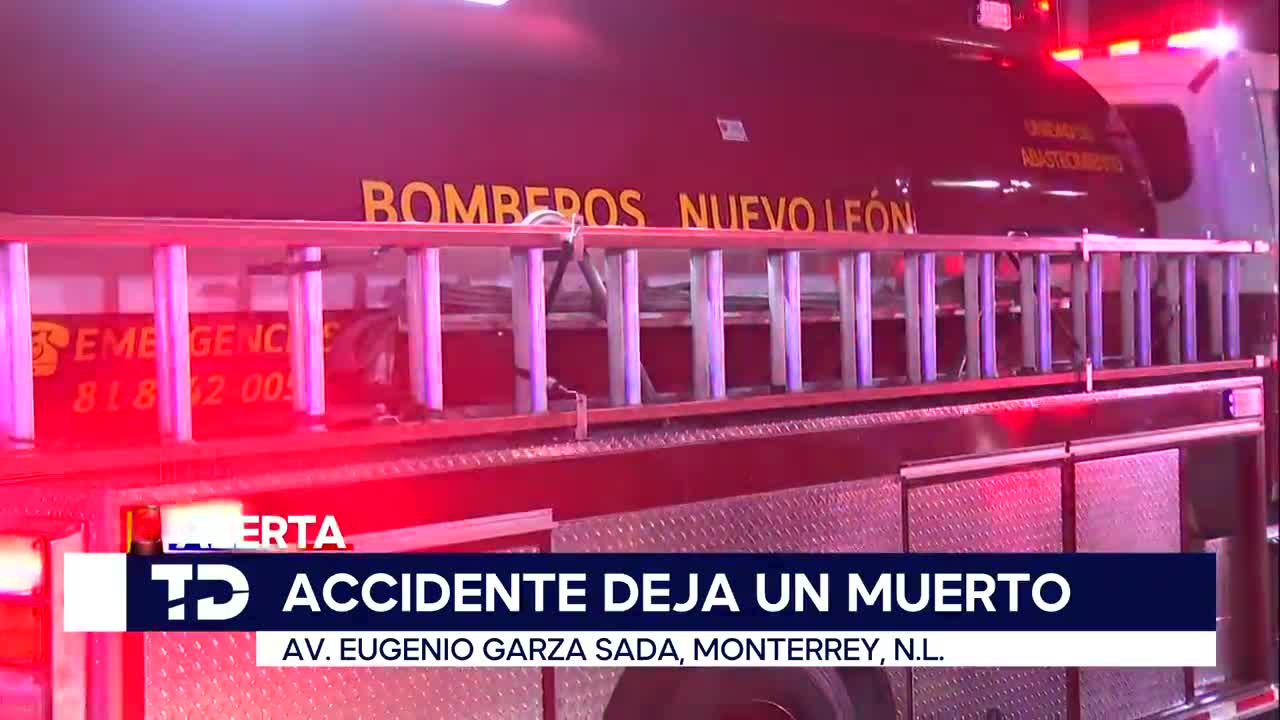 Muere conductor tras chocar y incendiarse su auto en la avenida Garza ...