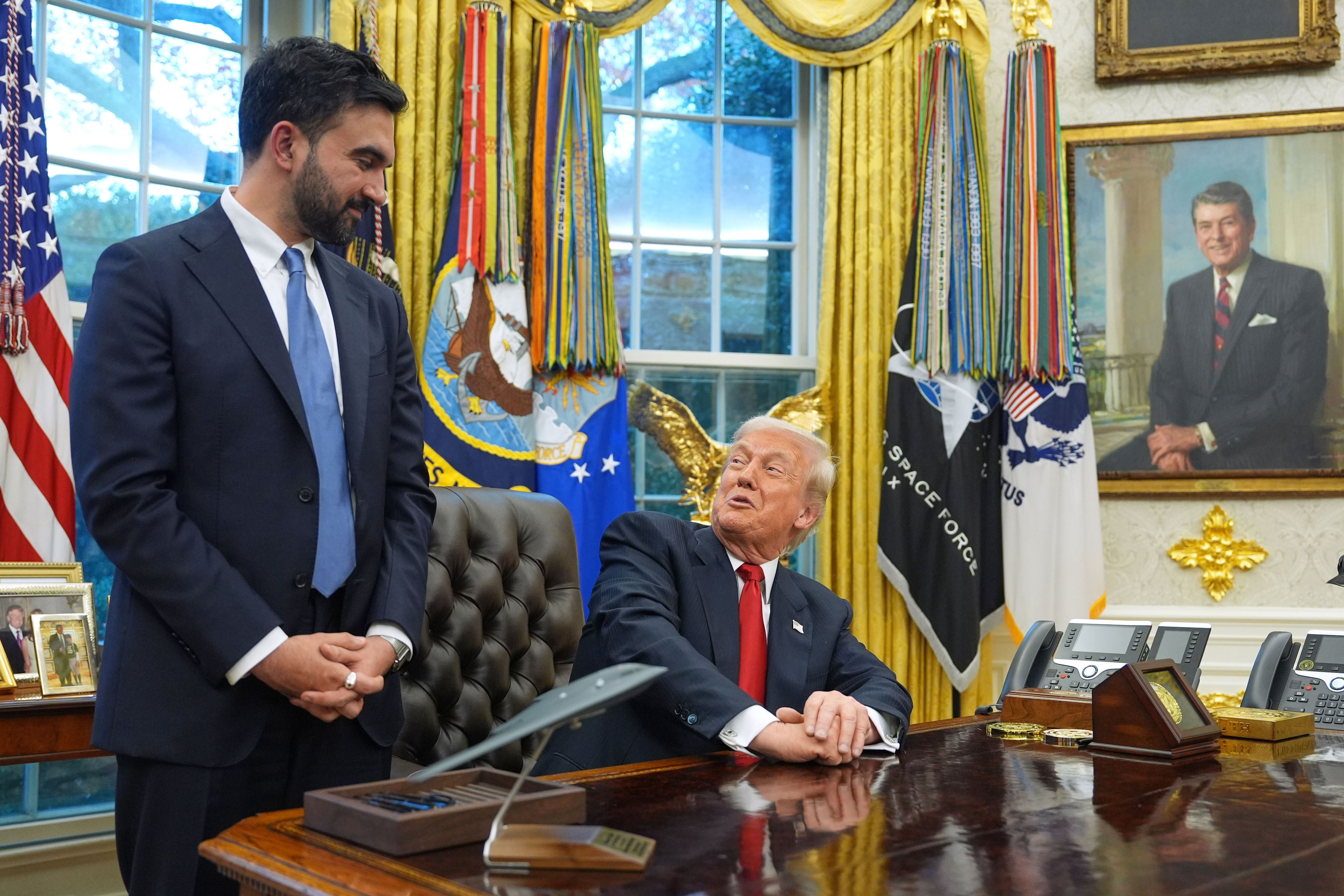 Donald Trump and Zohran Mamdani are texting: report