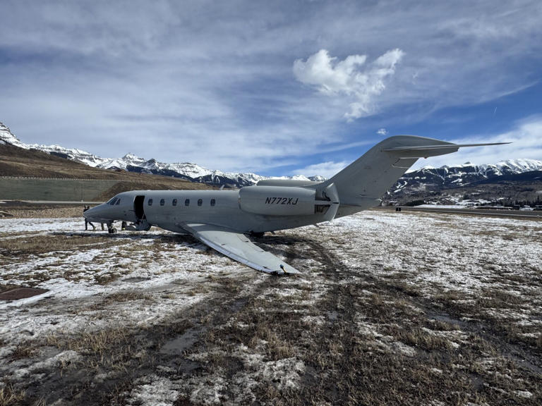 Private plane was blown off Telluride runway with 3 people aboard