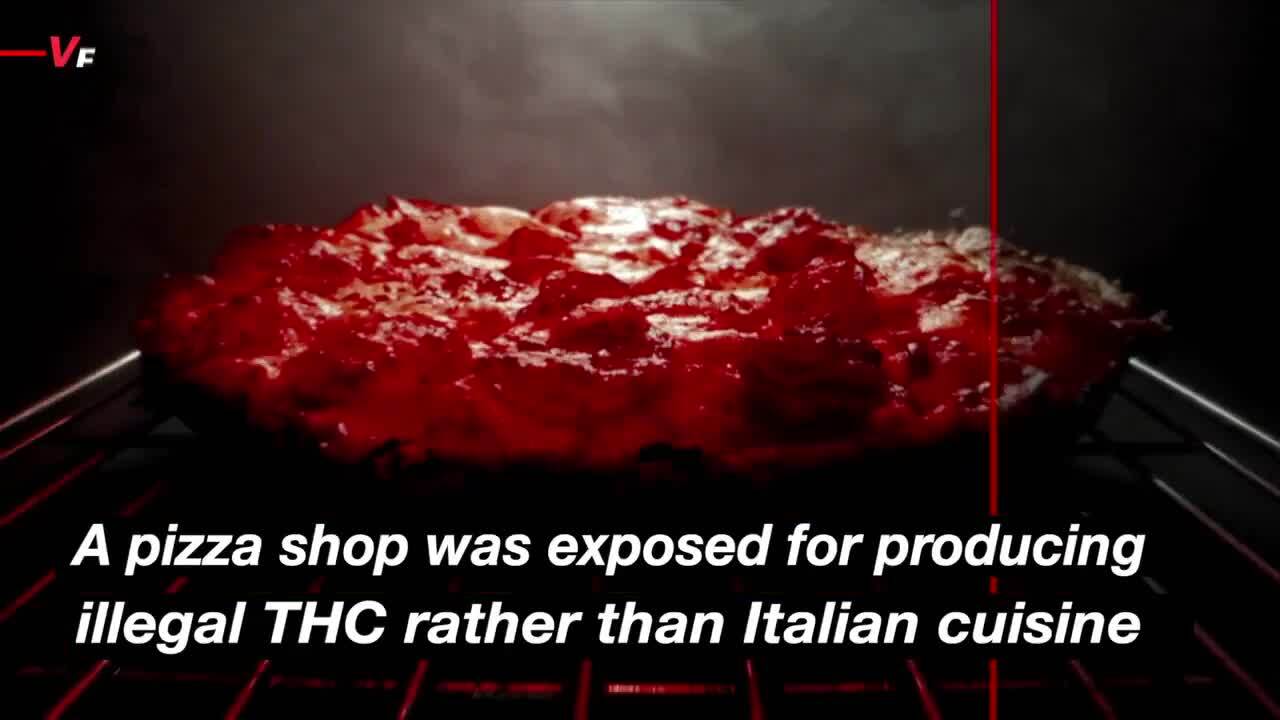 What looked like a pizza shop in LA was actually an illegal drug super lab