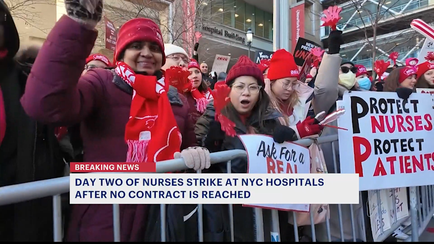 Mount Sinai denies 3 nurses were fired on eve of NYSNA strike