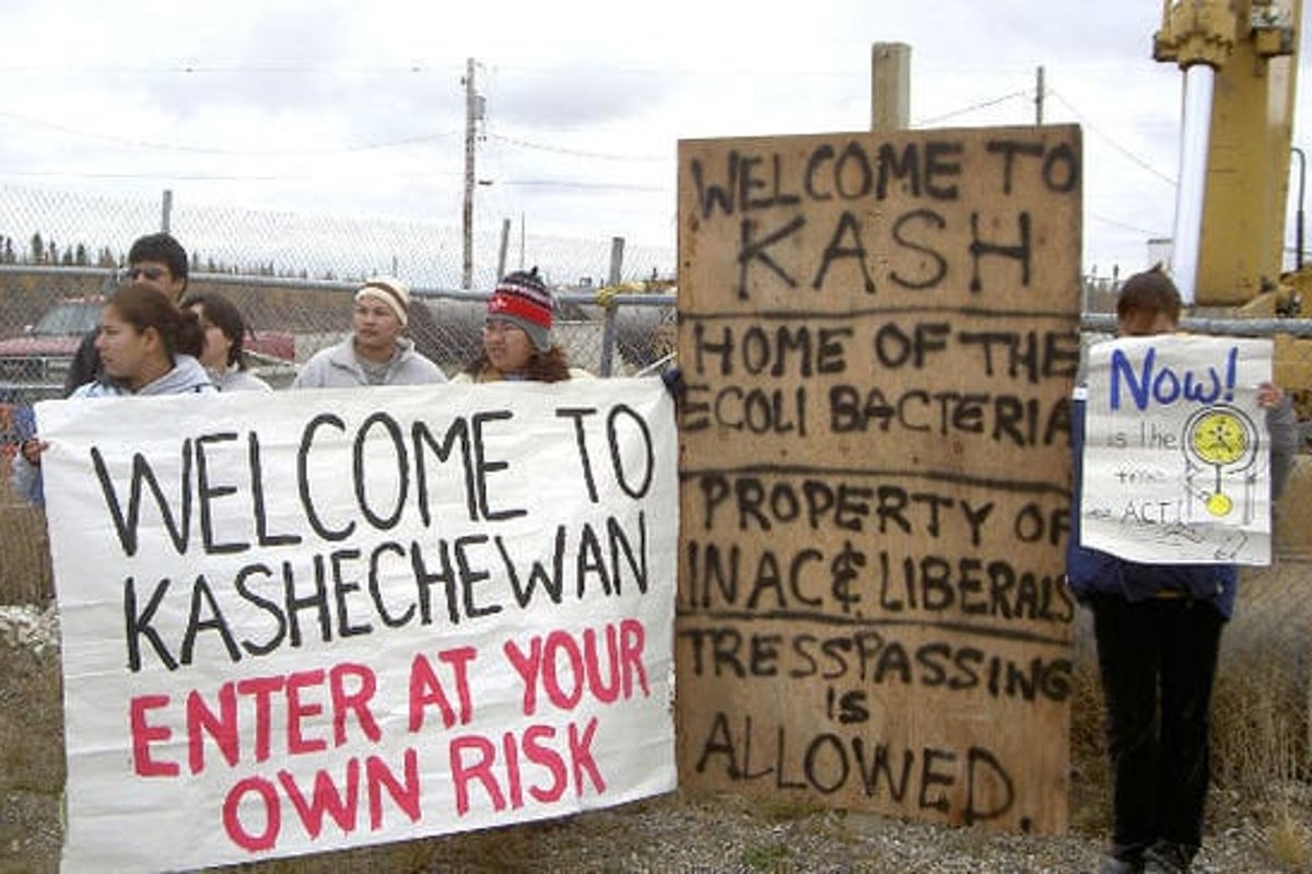 Canadian Indigenous community facing water crisis