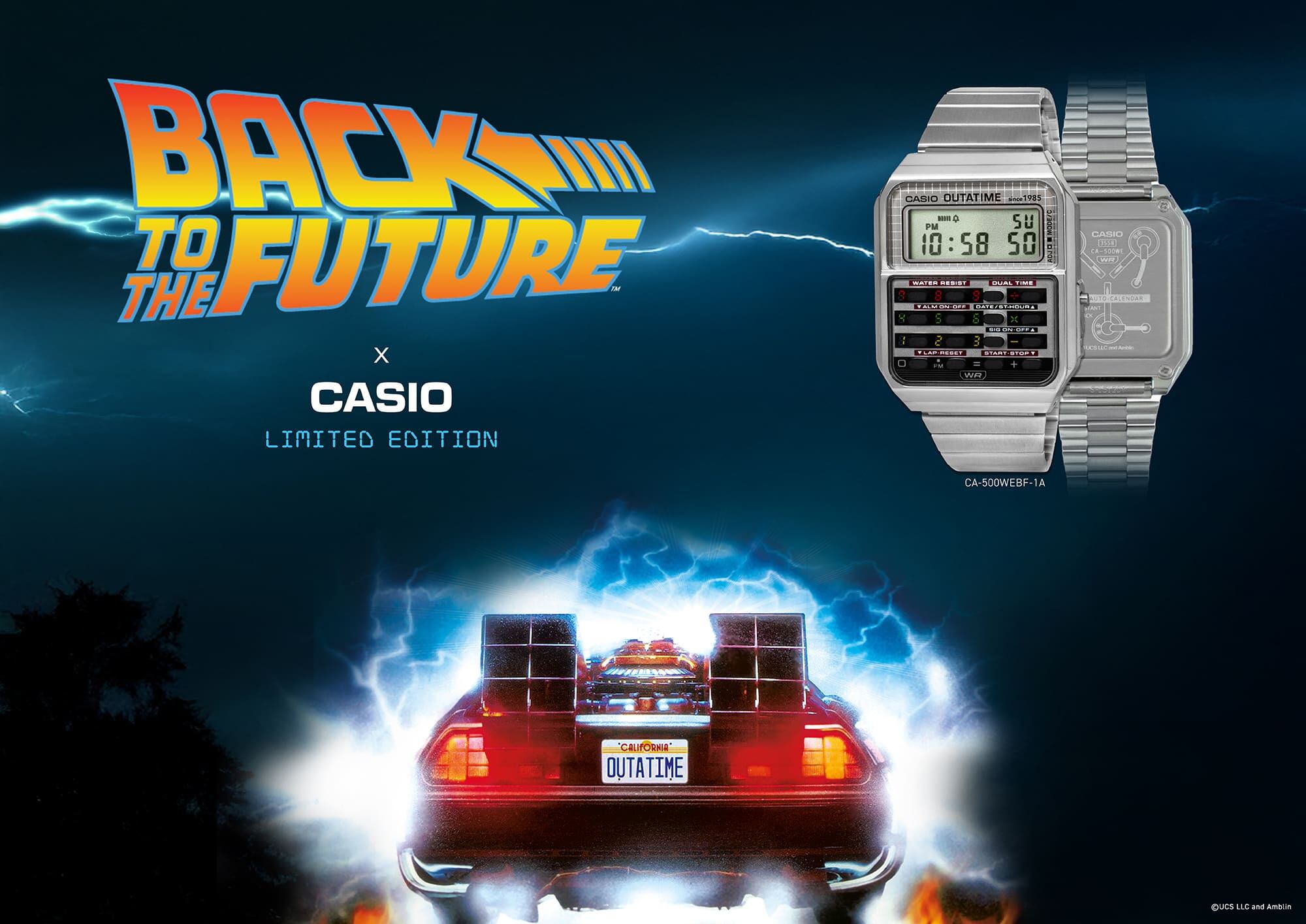 Casio lanza el CA-500 Back to the Future, edición limitada por los 40 ...