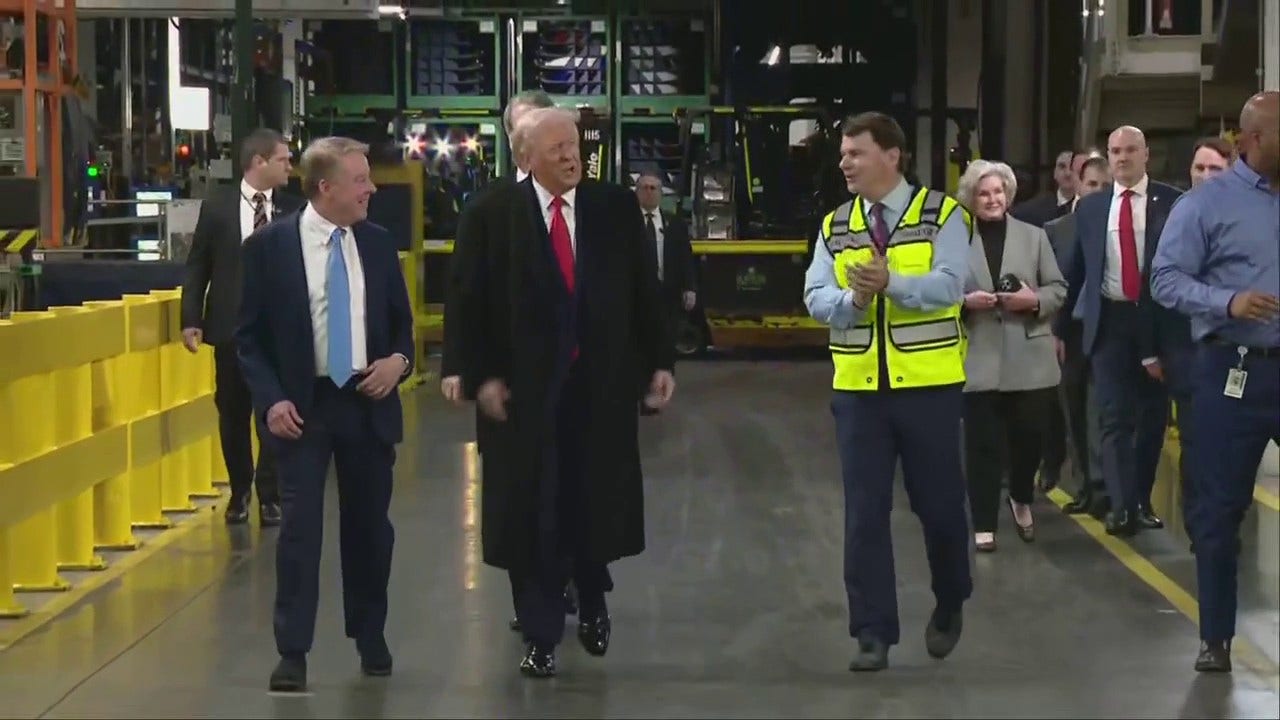 Trump visits Ford F-150 plant, touting Big 3 comeback: 'I want cars ...