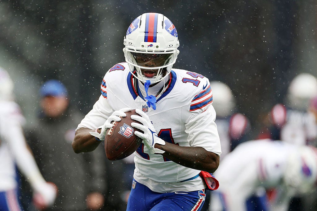 Bills wide receiver Tyrell Shavers has a torn ACL and is out for the season