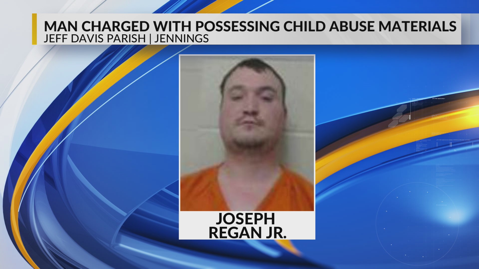 Jennings man charged with possessing child abuse materials