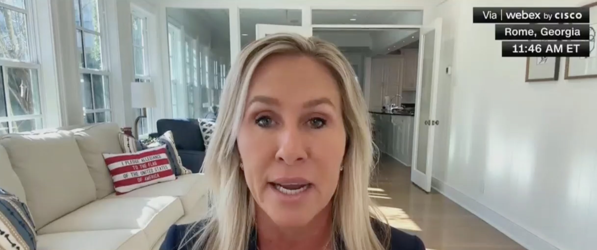 Marjorie Taylor Greene argues that ‘impeding law enforcement’ can lead ...