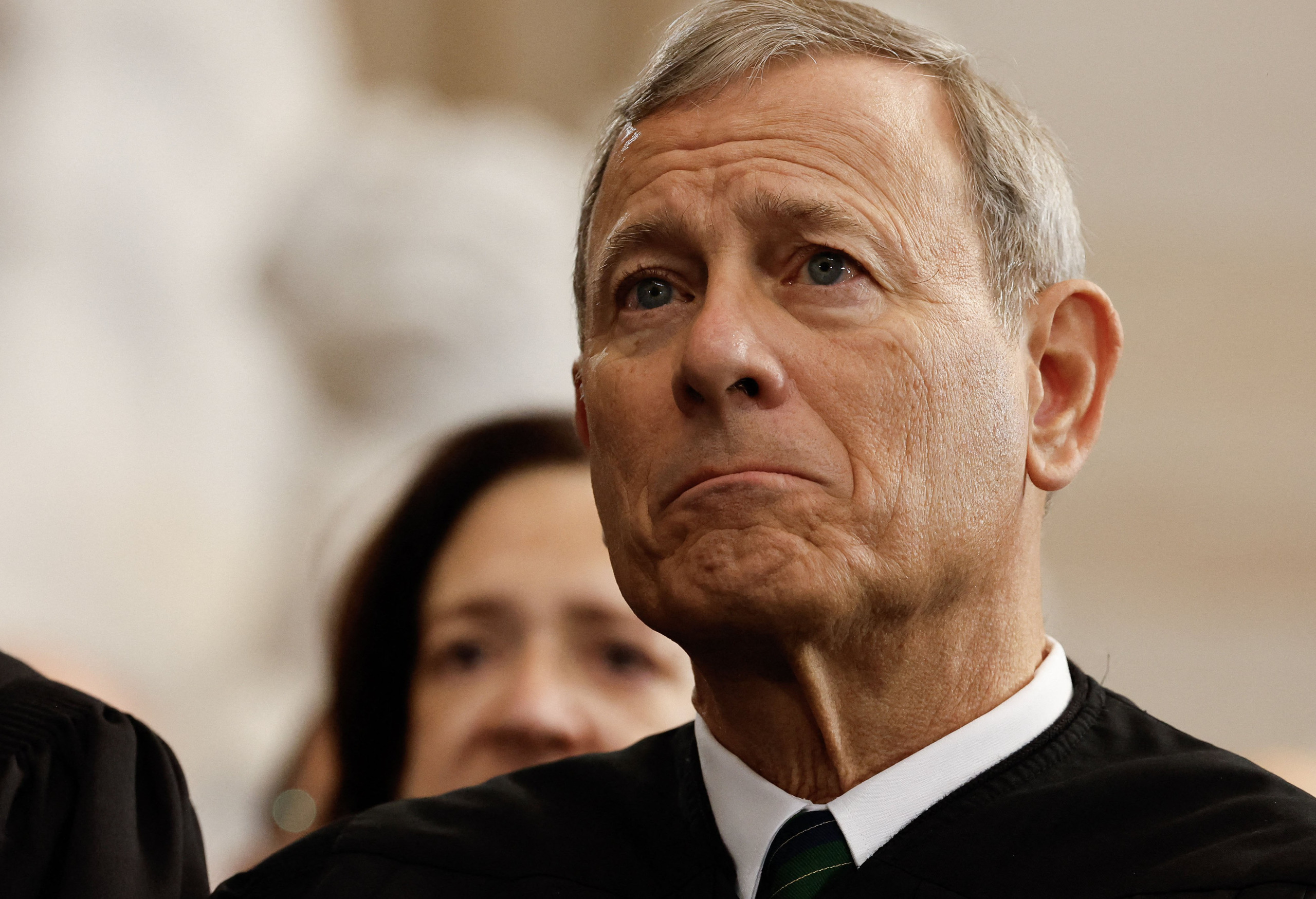 Supreme Court chief justice defends judicial integrity in Trump era