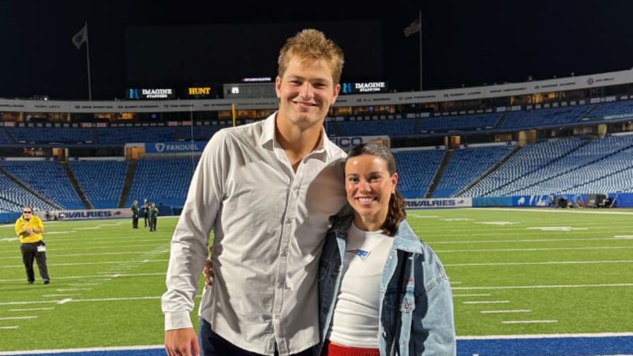 Drake Maye’s wife Ann Michael sends subtle message with 'baby steps' post