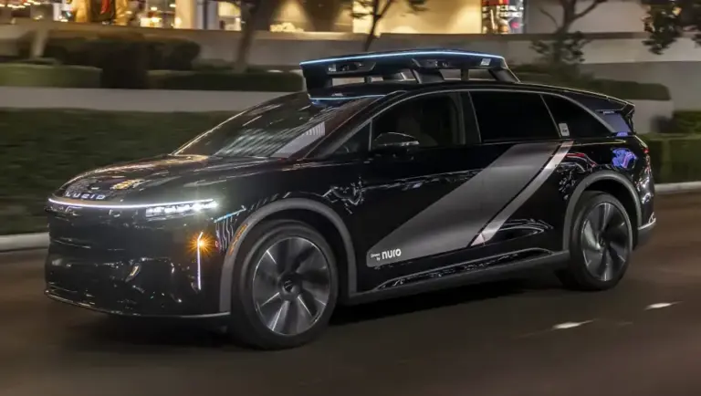 Lucid and Uber reveal Gravity robotaxi SUV at CES