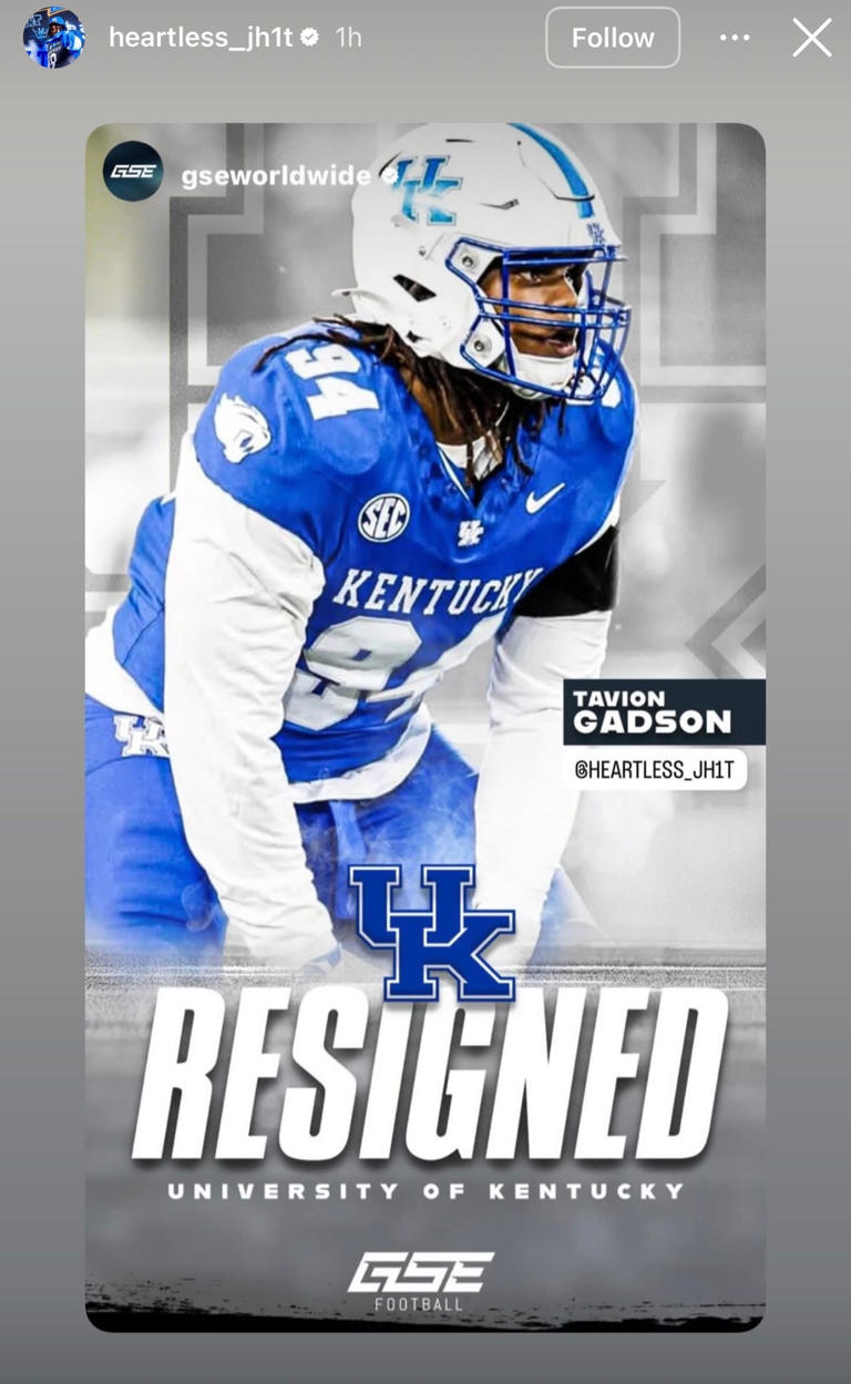 Tavion Gadson announces return to Kentucky