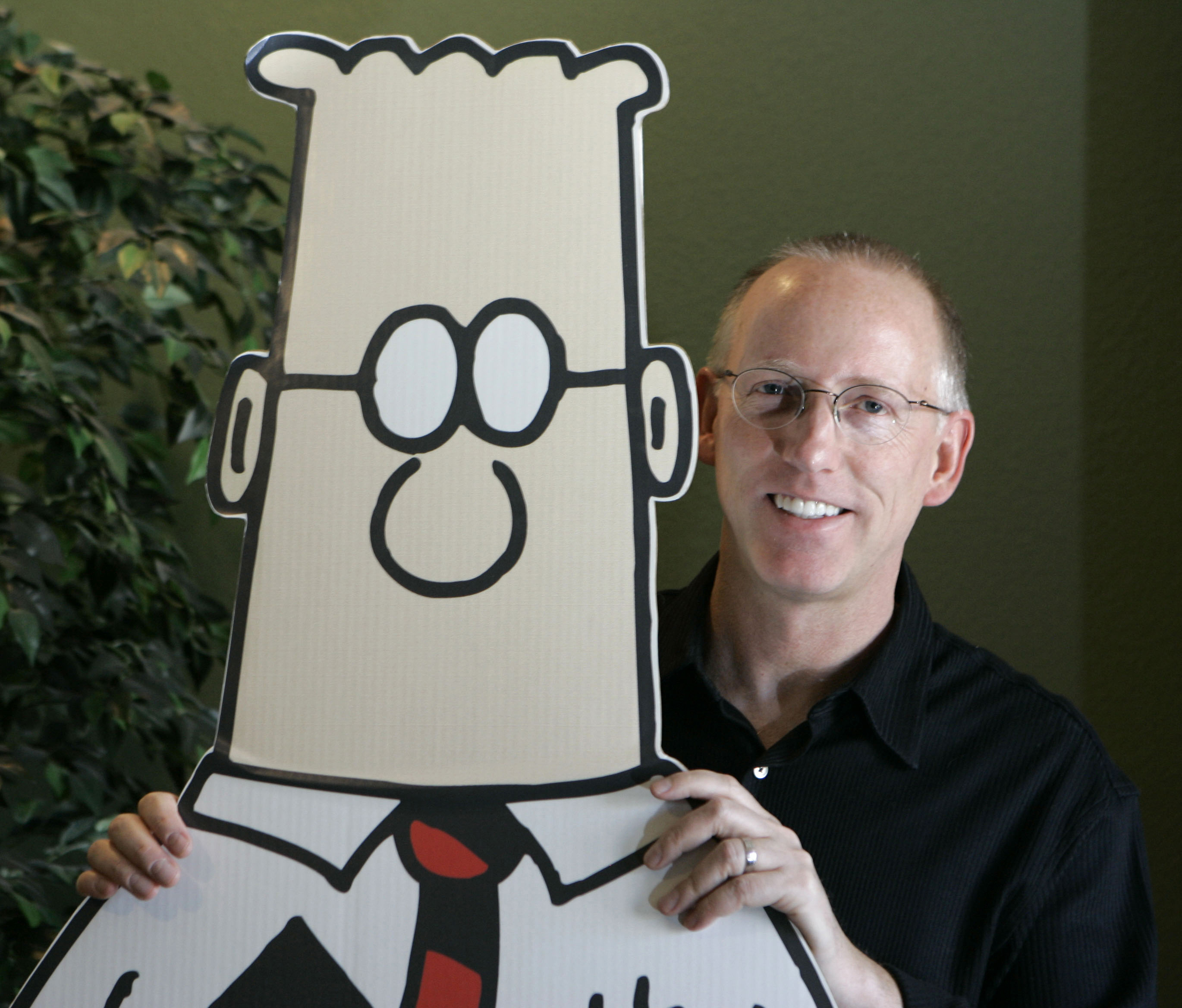 Scott Adams, creator of the comic strip Dilbert which ridiculed white ...