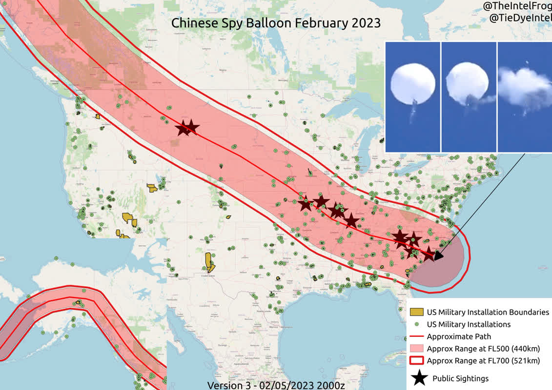 Intelligence from spy balloon contributes to the creation of sixth ...