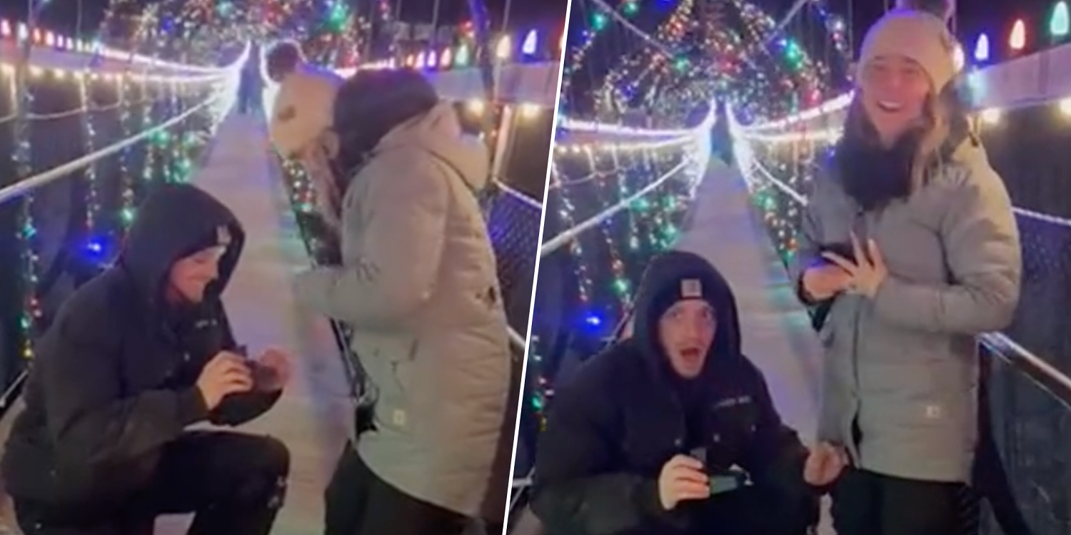 Couple drops engagement ring 118 feet into a snowbank. How they got it back