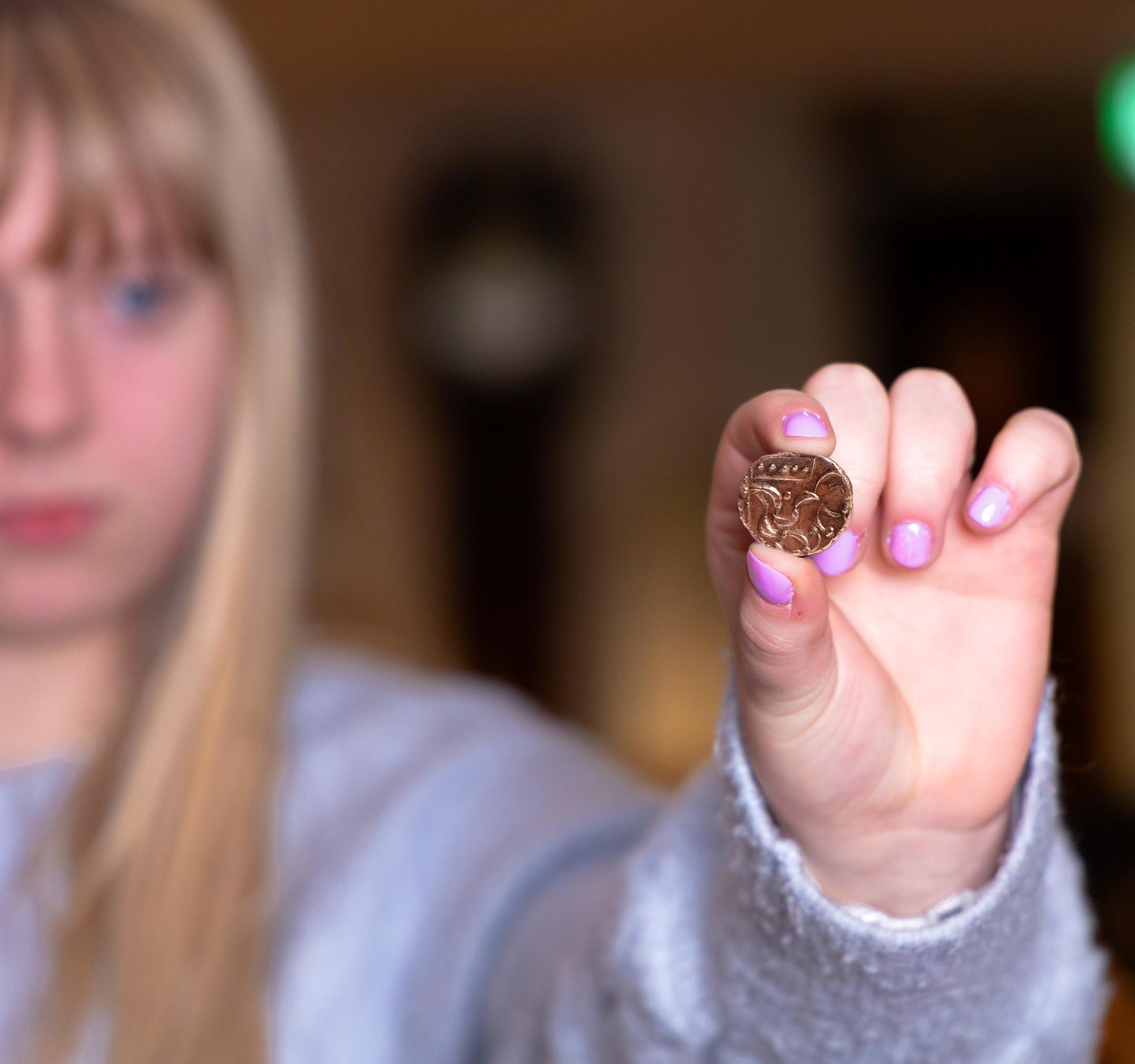 Extremely rare Celtic gold coin minted in Sleaford sells for £3,300 at ...