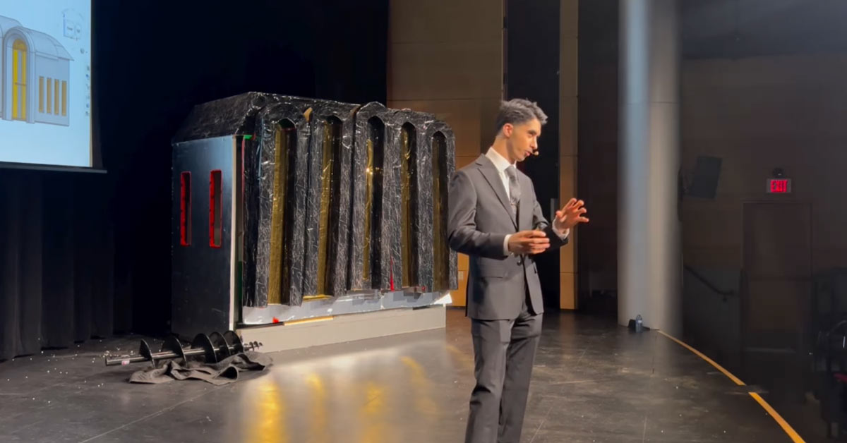 18-year-old student builds modular home designed to 'end homelessness ...