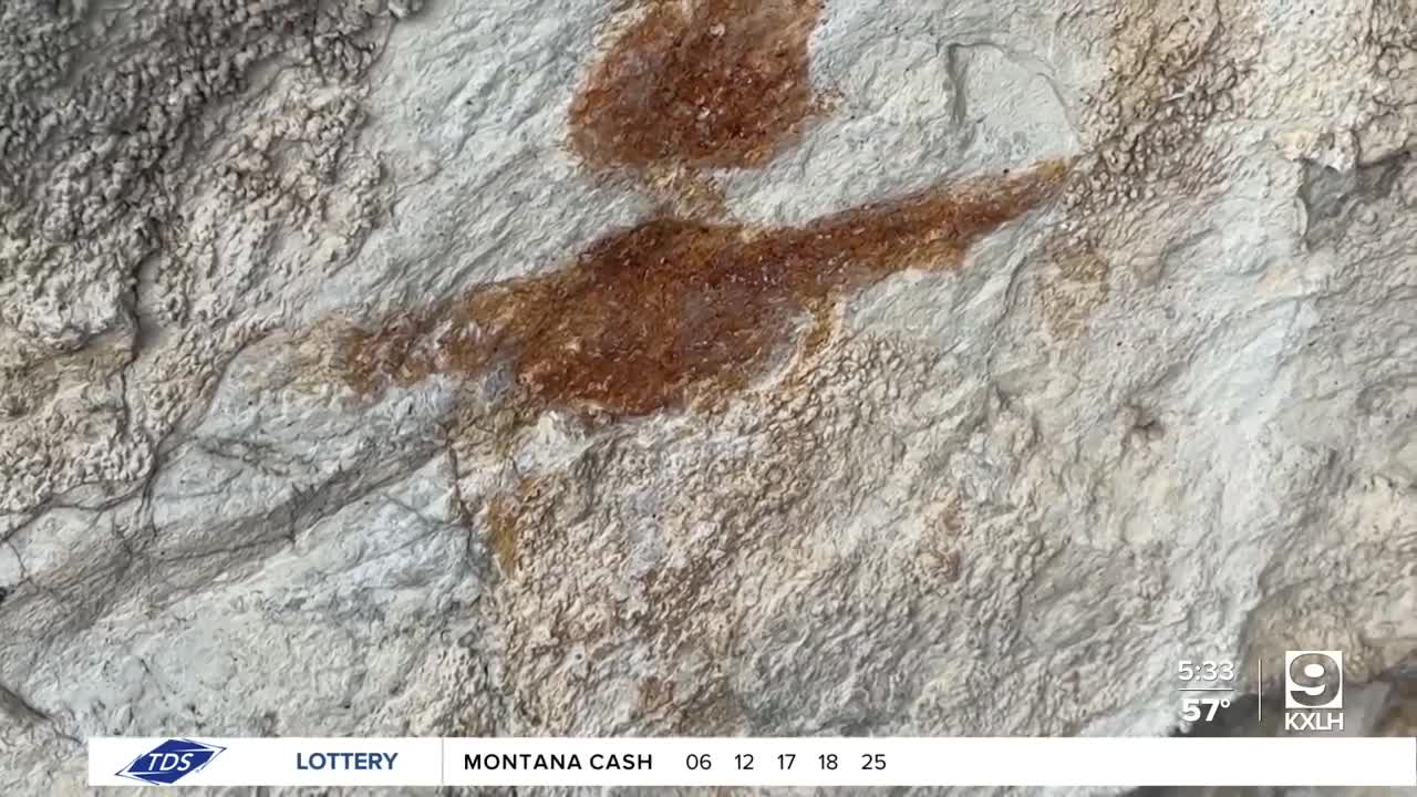 Ancient pictograph vandalized at Missouri Headwaters State Park