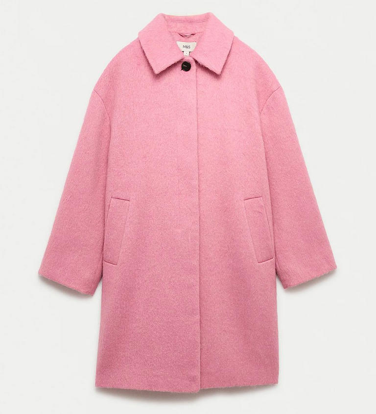 Marks & Spencer is selling a pink wool coat that's almost identical to ...