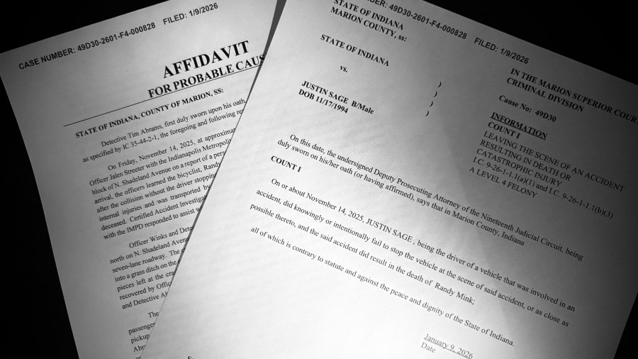 Indy man charged with fatal hit-and-run of 69-year-old bicyclist