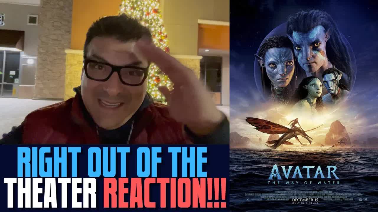 Avatar: The Way of Water - Right out of the theater reaction | James ...