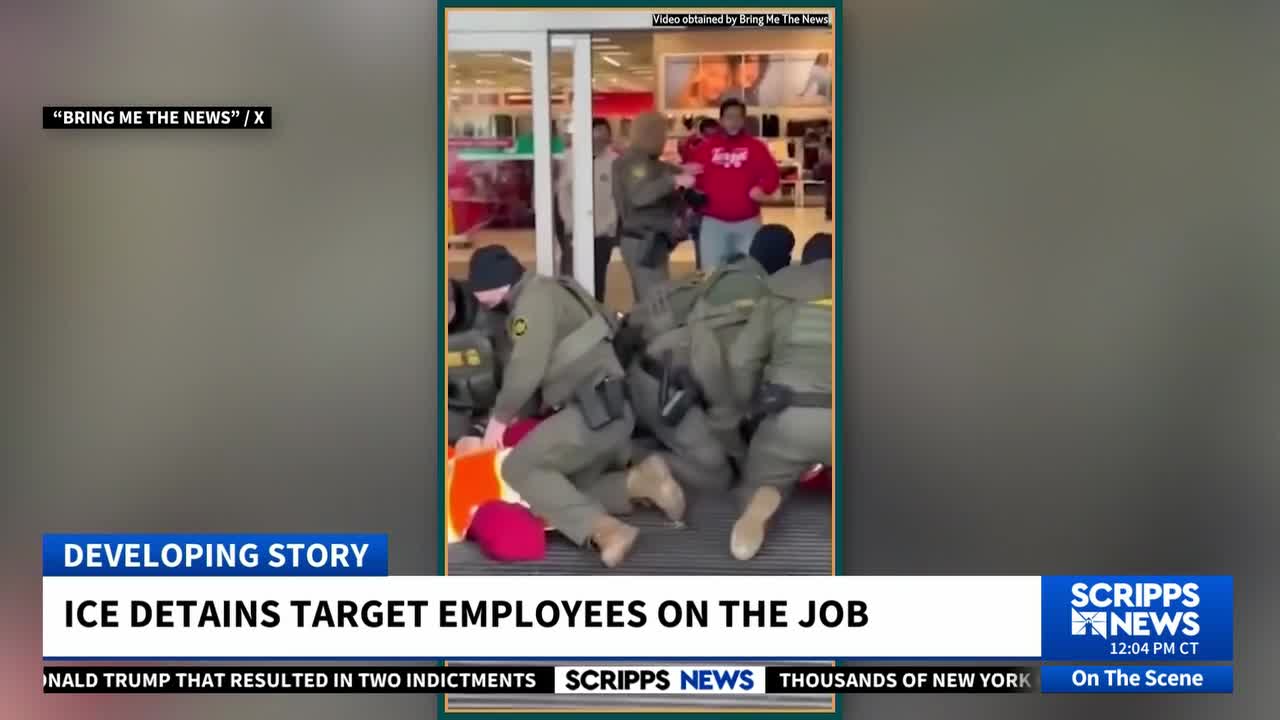 Video of ICE detaining Target employees in Minnesota sparks outrage