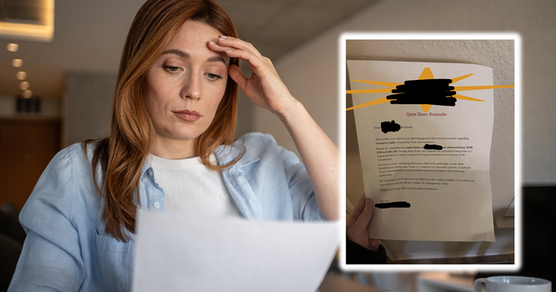 Anxious upstairs tenant who tiptoes through life gets hit with an ...