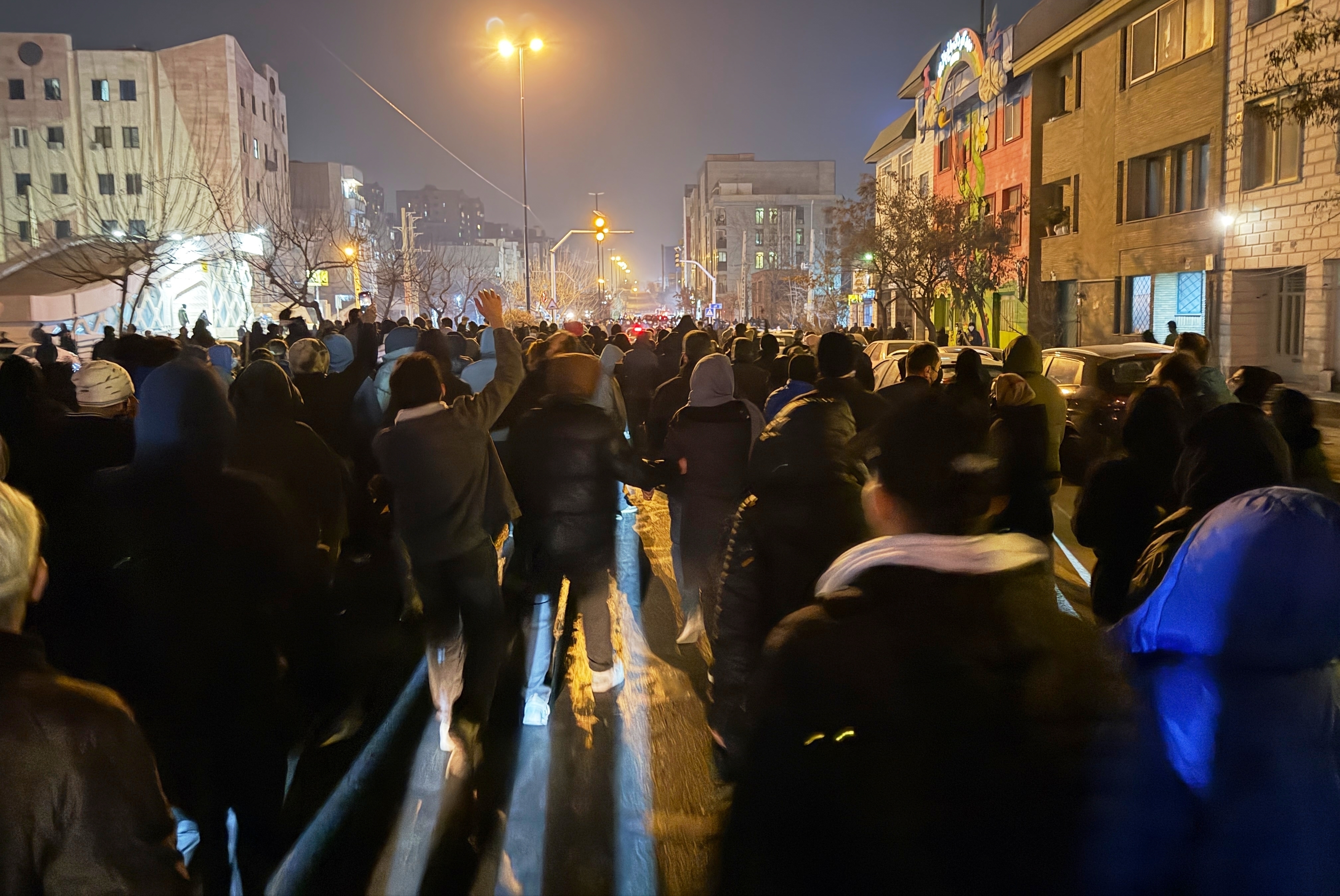 Photos emerge from Iran’s protests, veiled by government blackout