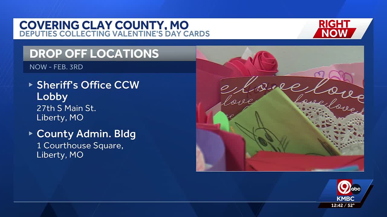 Clay County Sheriff's Office collecting valentines for seniors