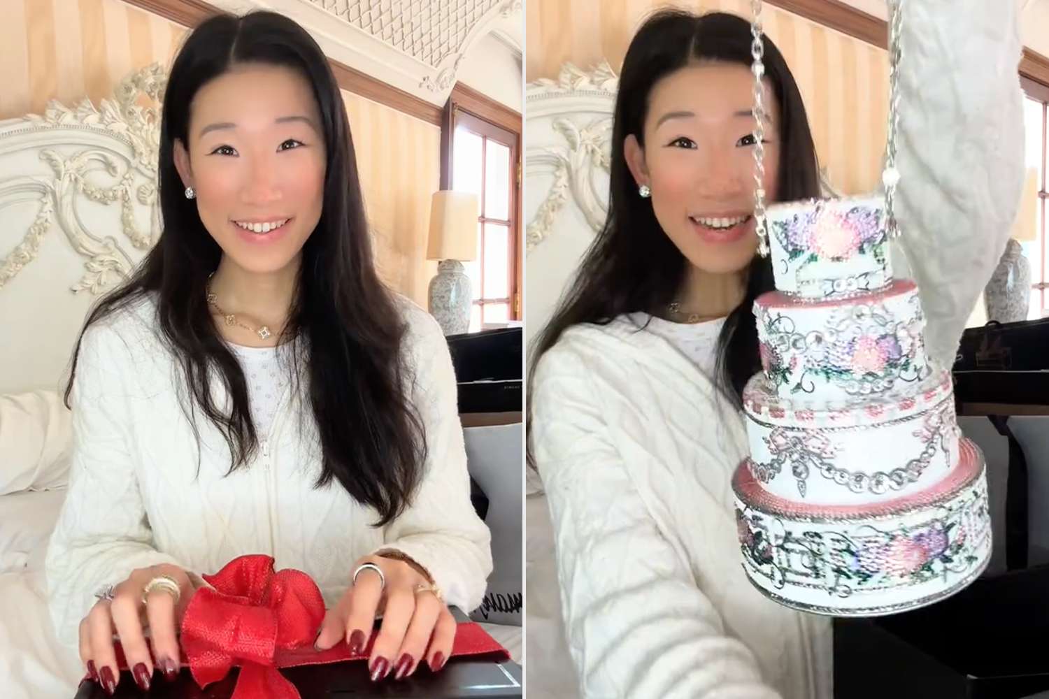 Becca Bloom's husband gifts her a present for each year they've been ...