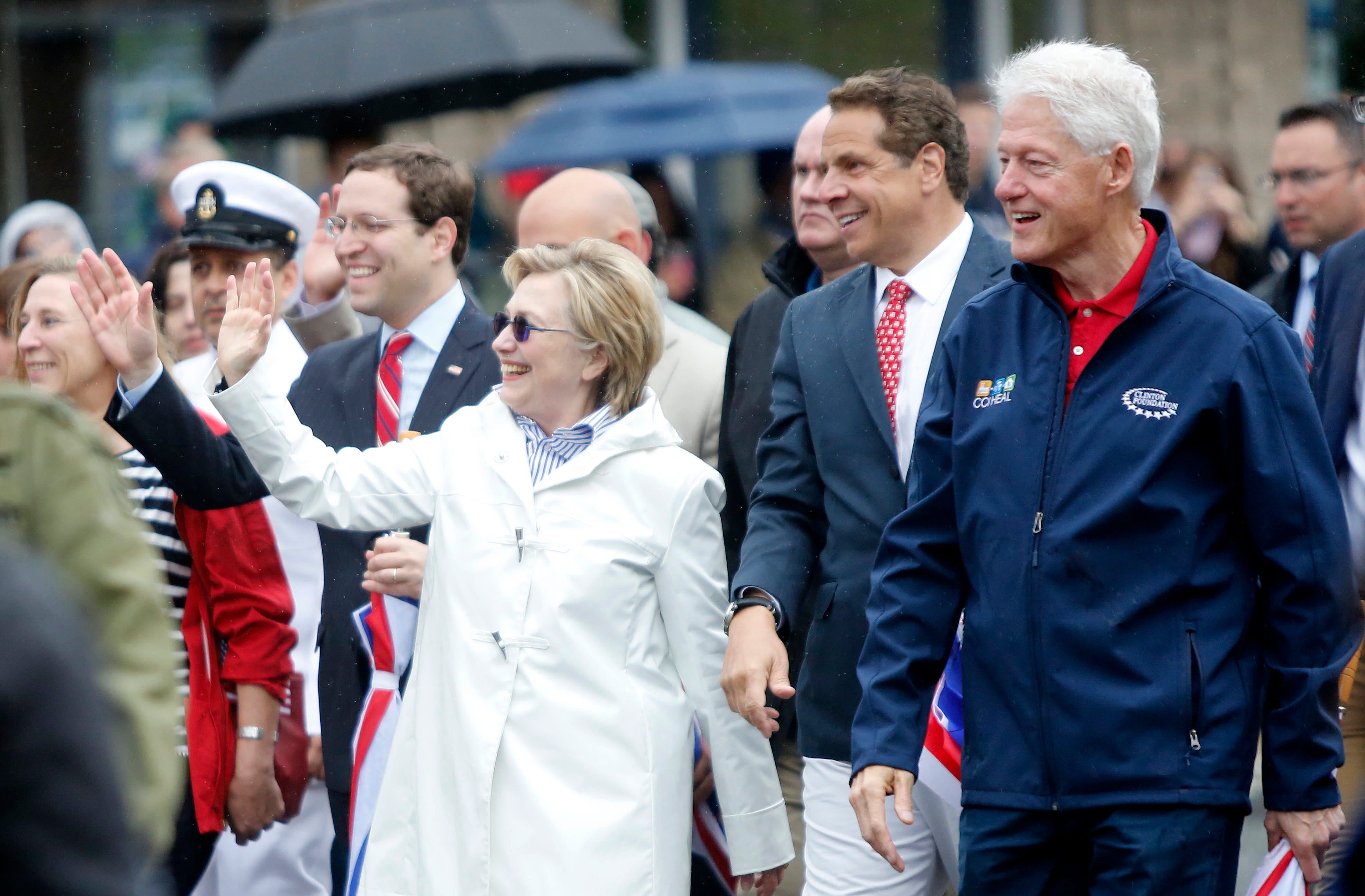 Clintons accuse Trump DOJ of lawlessness, skip testimony