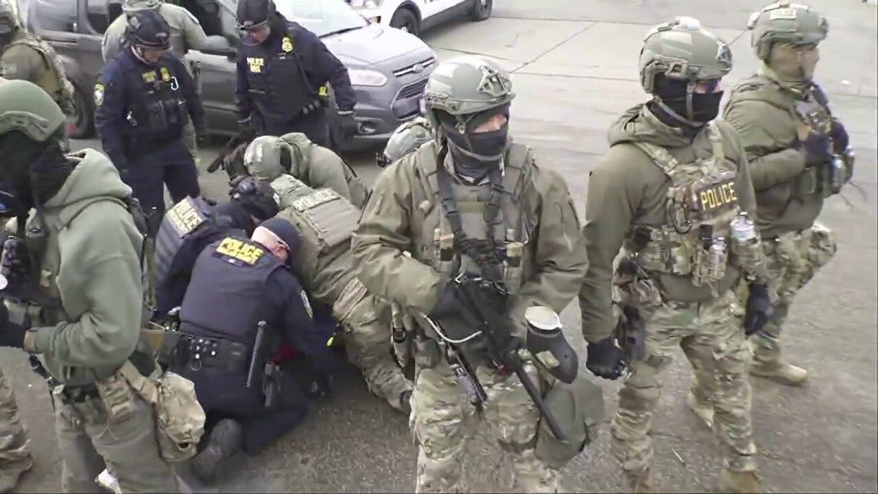 Anti-ICE protests in Minneapolis get heated, person detained