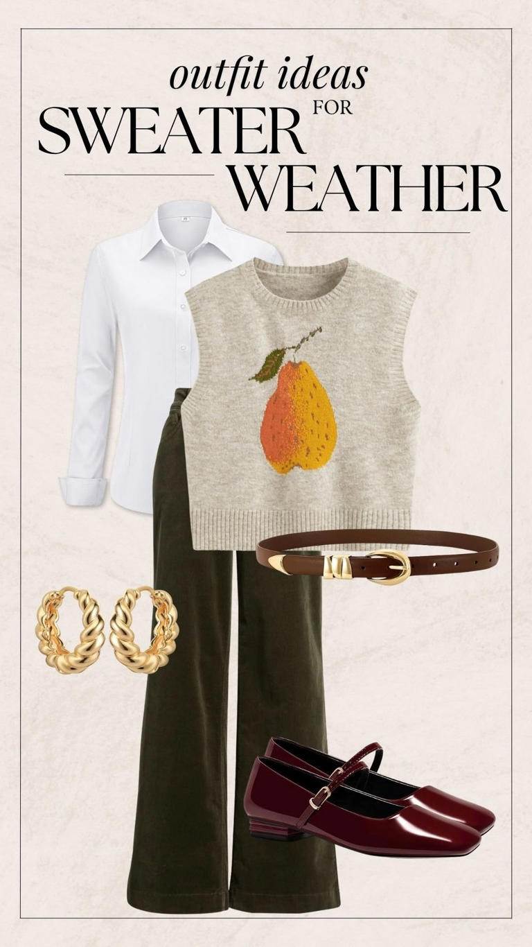 20 cozy sweater outfit ideas for chilly weather