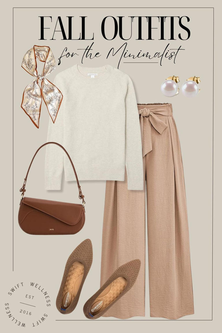 25 easy outfit ideas for a fall minimalist capsule wardrobe