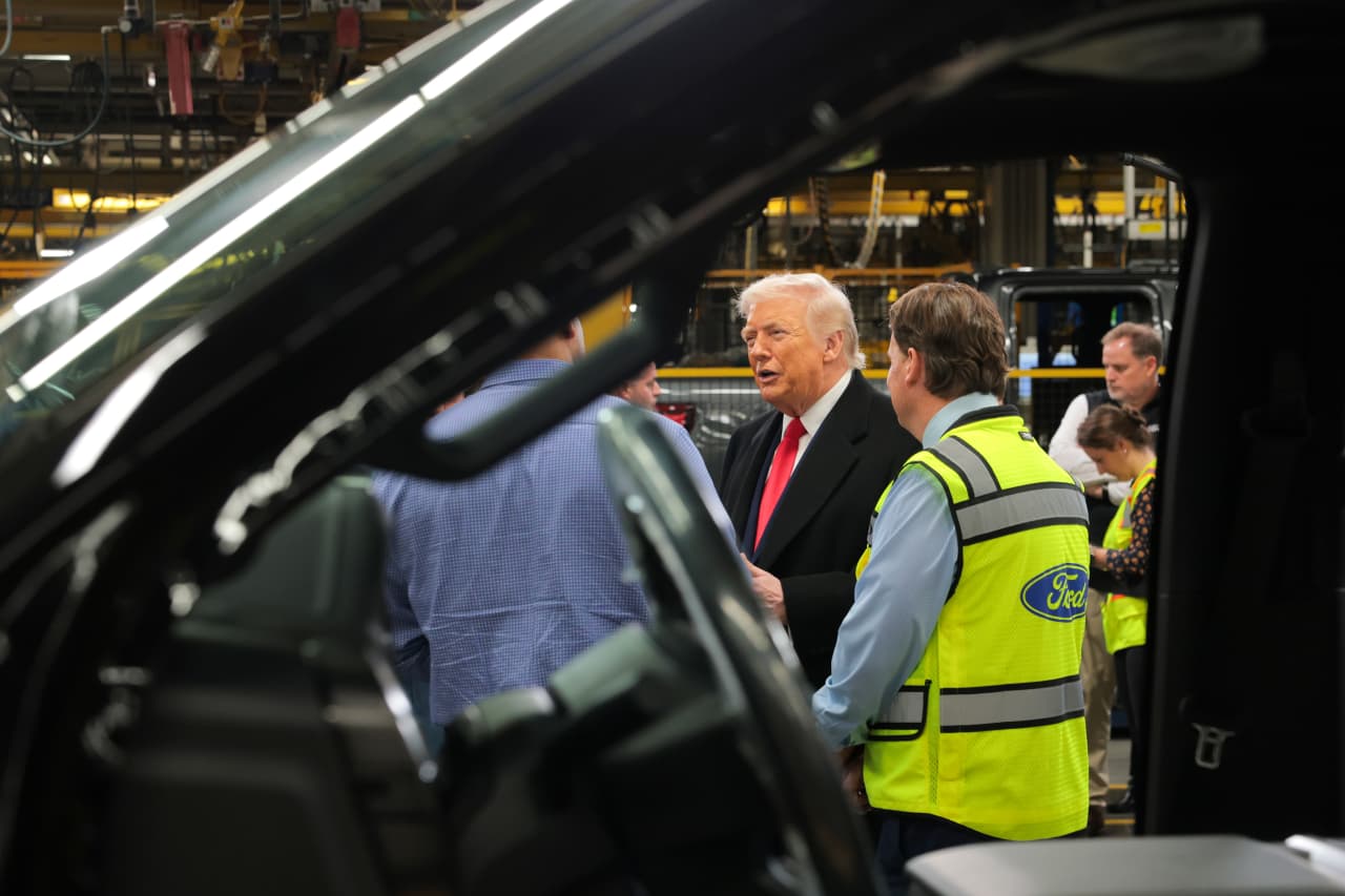 President Trump to US car makers: 'Let China come.'