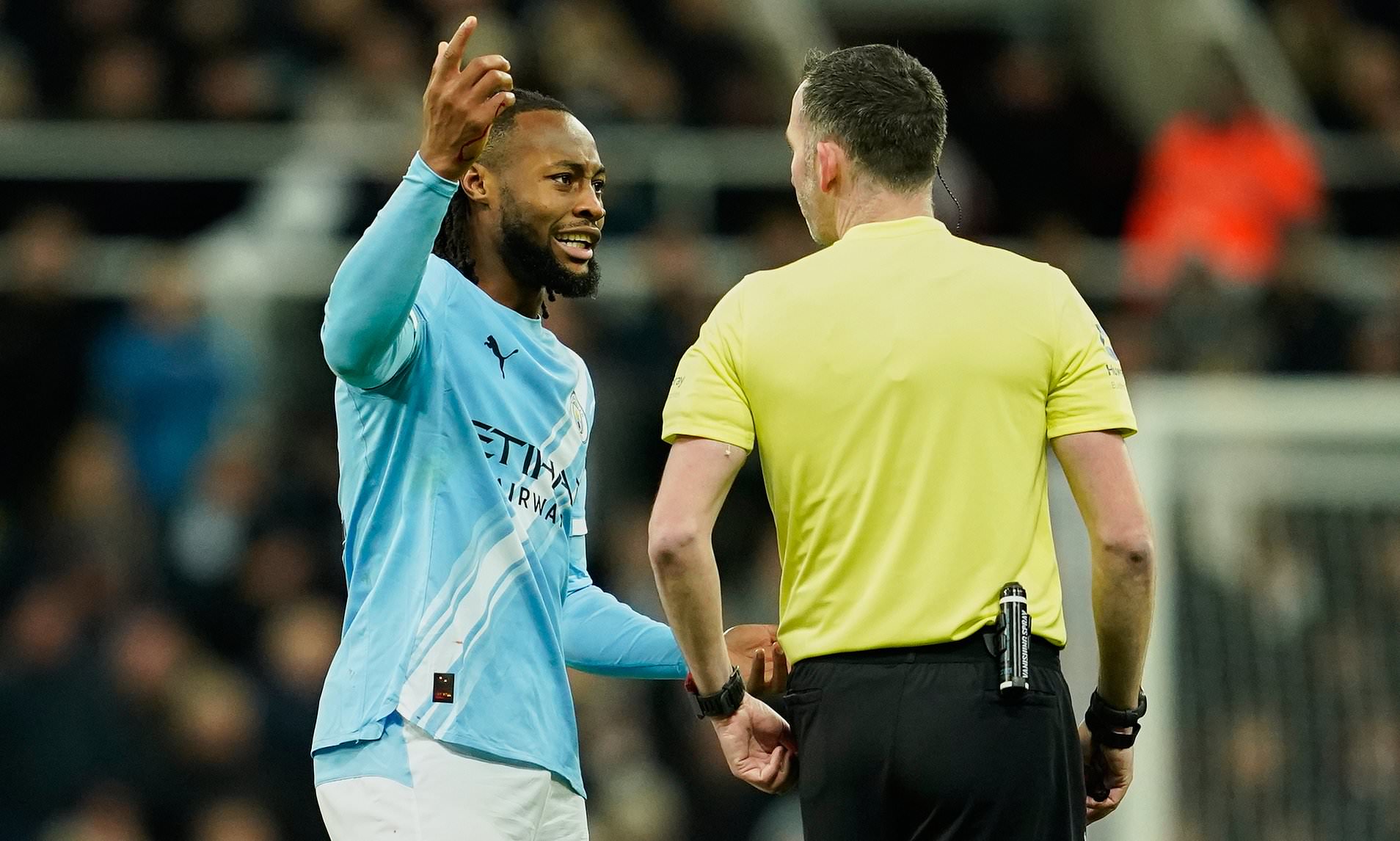Outrage as VAR takes seven minutes to rule out Man City's second goal ...