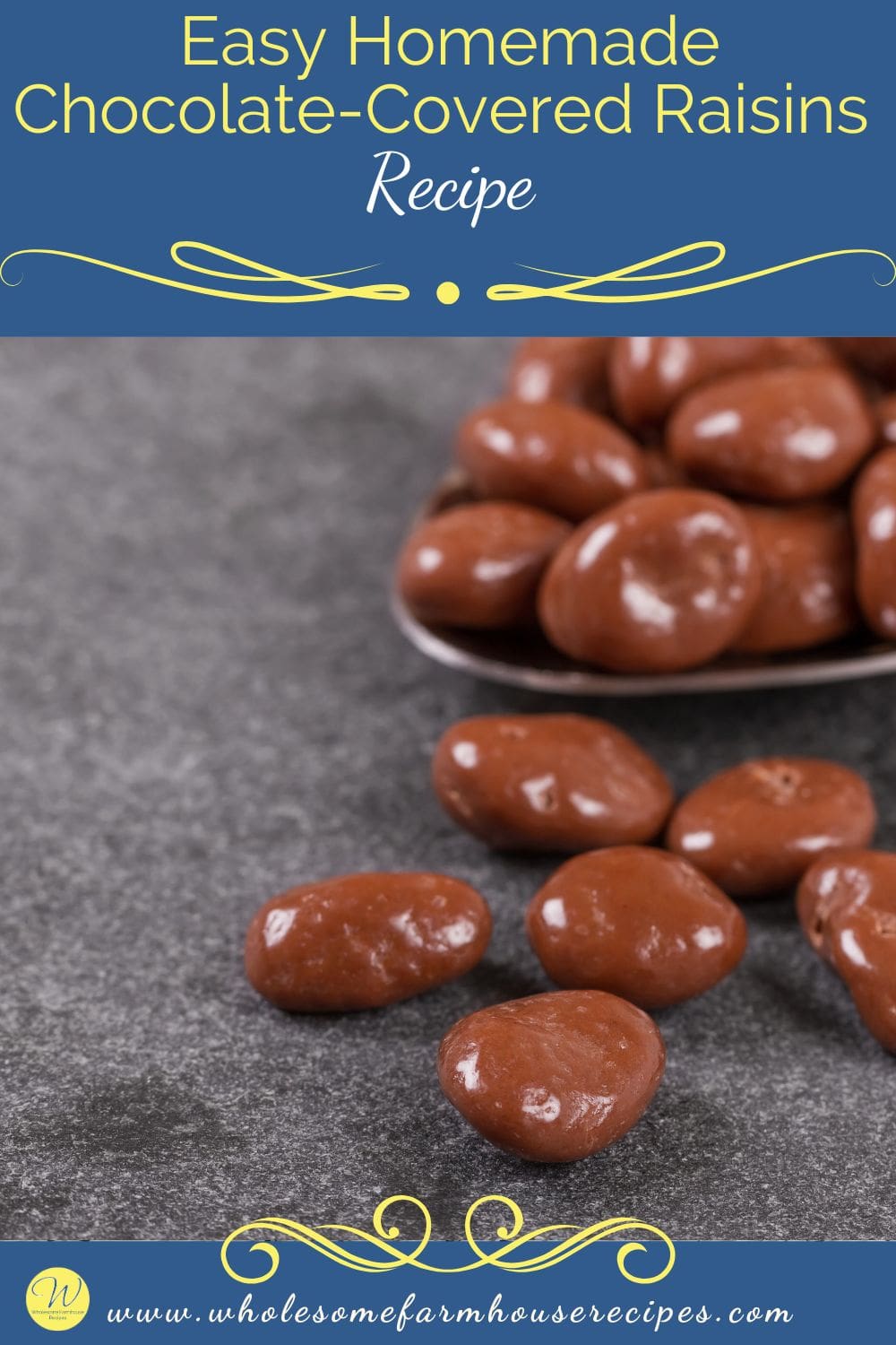 Easy homemade chocolate-covered raisins recipe