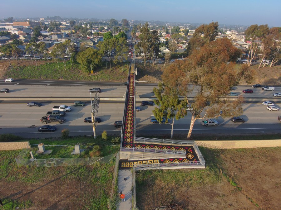 San Diego’s 30th Street bridge revamped with art installation