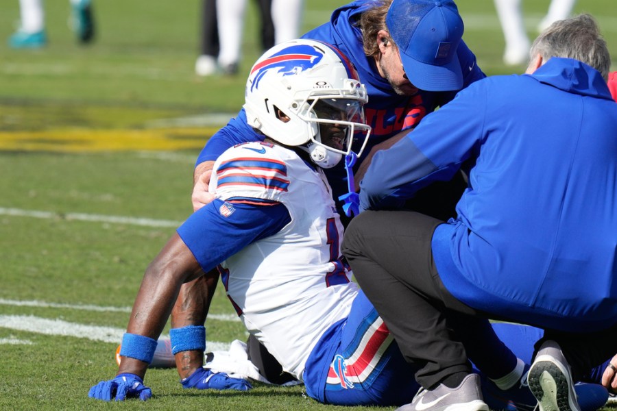 Bills receiver Tyrell Shavers out for season with torn ACL, joining ...